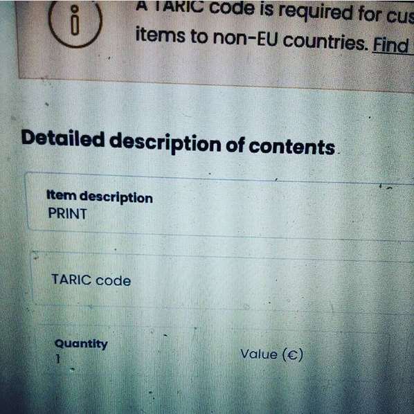 Taric Codes The Wee Shed Taric Codes The Wee Shed